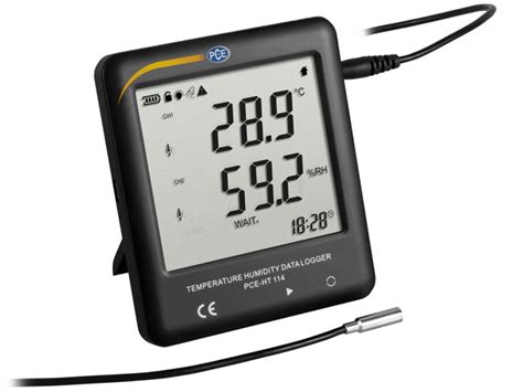 PCE Instruments PCE HT Temperature And Humidity Thermometer And Data Logger External