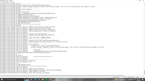 Eup Menu Crashing Game When Pressing F11 Newest Version Of Lspdfr Rage And Script Hook
