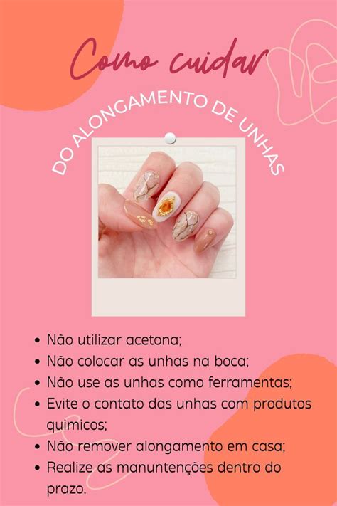 Como Cuidar Do Alongamento De Unhas Curso Designe De Unhas Alongamento De Unha Unhas Nude