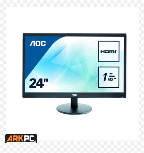Led Monitor Aoc 2470 Hd Png Download Vhv