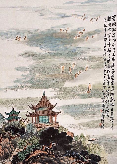 昔人已乘黄鹤去此地空余黄鹤楼黄鹤楼系列国画作品欣赏