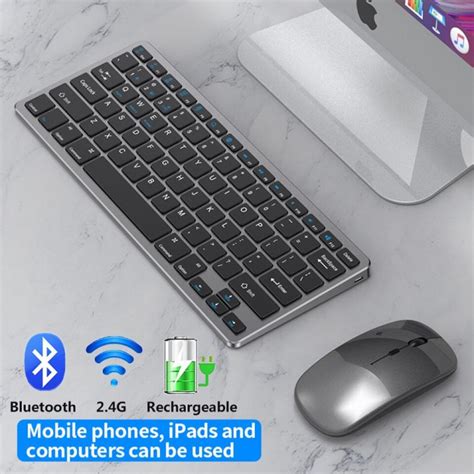 2 4g Wireless Keyboard And Mouse Protable Mini Keyboard Mouse Combo Set