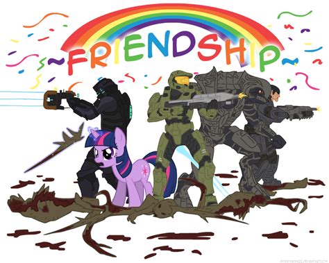 Halo Gears Of War Dead Space And Mlp Friendship Is Magic By Mixermike622 R Imaginaryhalo