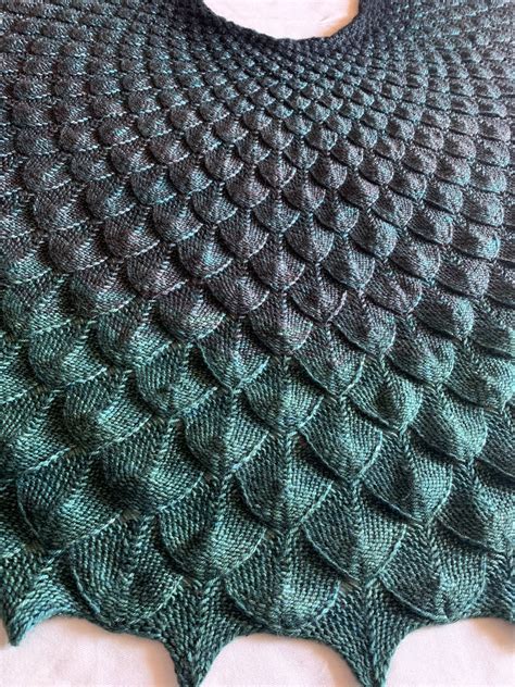 Ravenwood Dragon Cloak Hand Knitting Pattern Pdf Cable Knitting