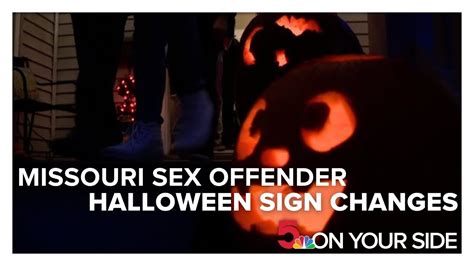 Missouri Sex Offenders No Longer Have To Put Signs Out On Halloween Youtube