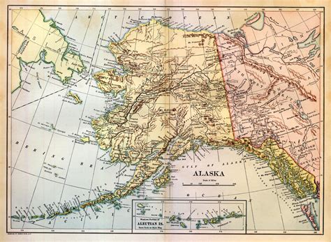 Map Of Alaskan Territory