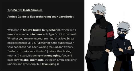 Typescript Tutorial Amins Guide To Supercharging Your Javascript