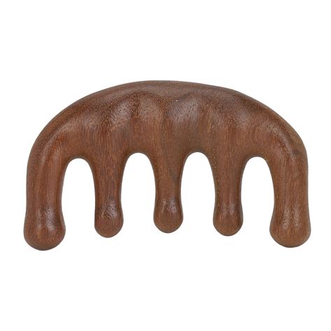 Sandalwood Massage Comb 5 Widen Teeth Promote Circulation Relieve