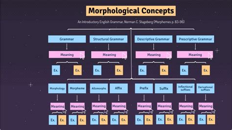 Conceptual Map Morphological Concepts