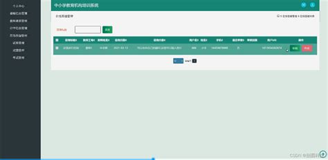 java毕设项目 中小学教育机构培训系统 （java vue mybatis maven mysql） 培训系统 java开发 csdn博客