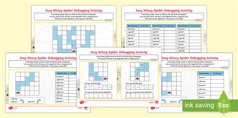 unplugged debugging activity ks1 teacher made twinkl