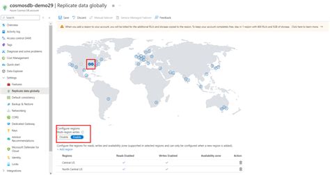 Azure Cosmos Db Configure Multi Region Writes And Enable Service Managed Failover For Your Azure