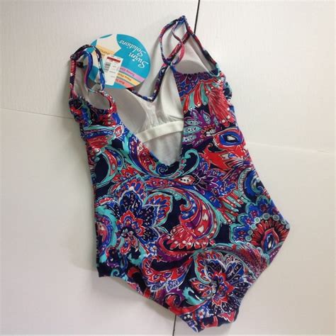 Swim Solutions Swim Swim Solutions Onepiece Swimsuit Tummy Control