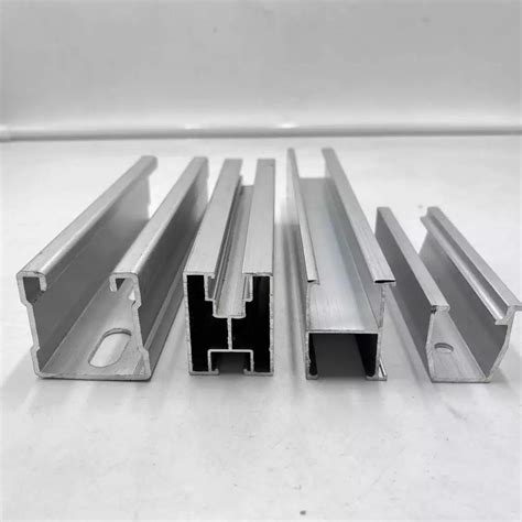 Aluminum Solar Mounting System Ground Mount Pv Panel Racking System Guide Rail And Beam