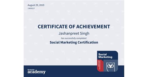 Jashanpreet Singh On Linkedin Social Marketing Certification Jashanpreet Singh Accredible