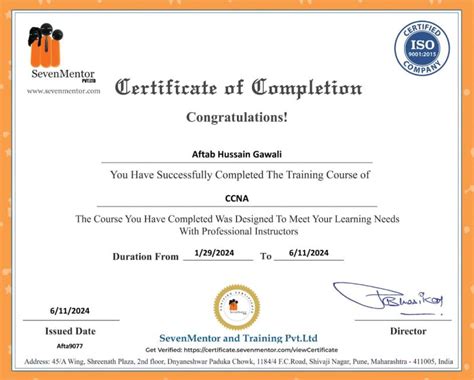 I Am Thrilled To Announce That I Have Successfully Completed The Cisco