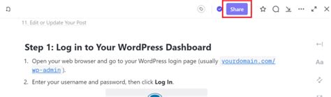 how to create step by step instructions clickup