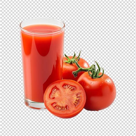Premium Psd Juice Glass Isolated On White Background