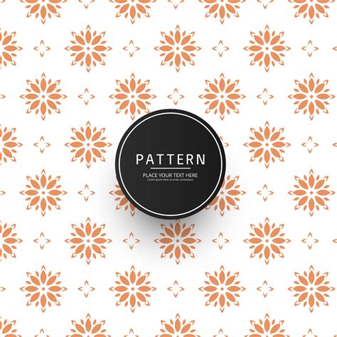 Abstract Floral Tiles Seamless Pattern Repeating Design 244123 Vector