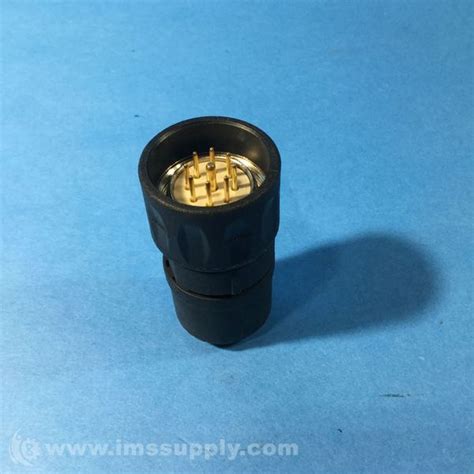 Heidenhain Corp 29169703 Encoder Connector 9 Pin Male 6mm Ims Supply