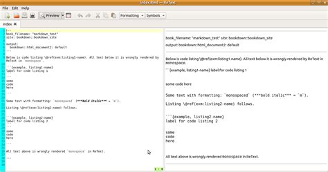 Retext Incorrectly Renders Document With Fenced Code Blocks · Issue 405 · Retext Projectretext