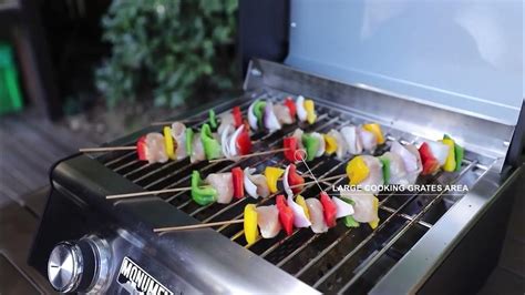 Гриль газовый настольный переносной 2 горелки нерж./нерж. - YouTube