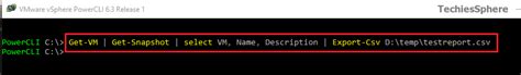 Techies Sphere Virtual Machines Name Snapshot Name And Snapshot