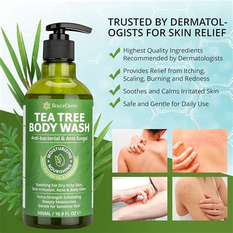 Antifungal Body Wash And Soap Tea Tree Body Wash Antibacterial Body