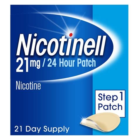 Nicotinell Nicotine Patch Stop Smoking Aid Step 1 21 Mg 24 Hour 21 Patches Buy Online At Best
