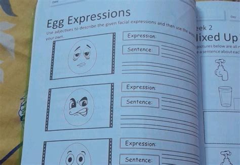 Egg Expressions Use Adjectives To Describe Studyx
