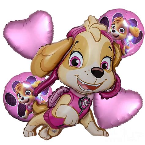 Комплект фолиеви балон Скай Пес патрул 5 броя Ch2