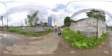 360° view of garbage collector jakarta alamy