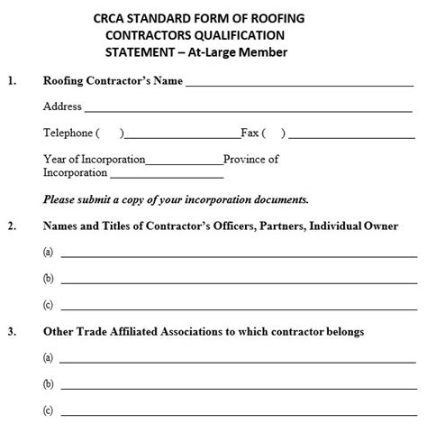 Free Roofing Contract Templates And Samples Ms Word Best Collections