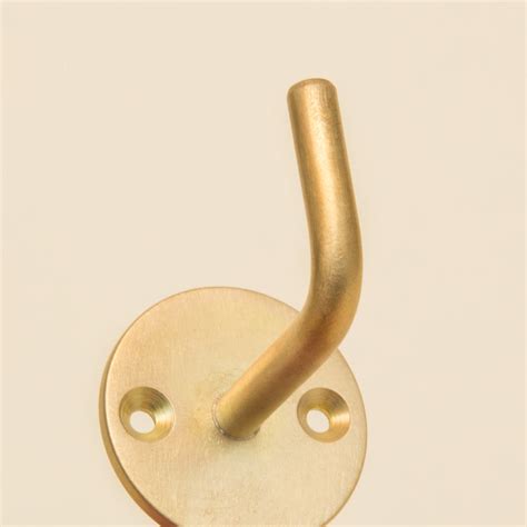 Brass Wall Hook Round The Good Liver