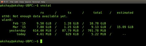 Installing And Using VnStat And VnStati For Monitoring Network Traffic In Ubuntu