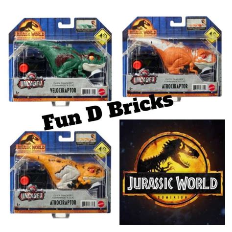 Promo Jurassic World Uncaged Click Tracker Atrociraptor Velociraptor