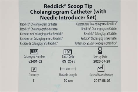 Lemaite E2401 52 Reddick Scoop Tip Cholangiogram Cath 50cm X Imedsales