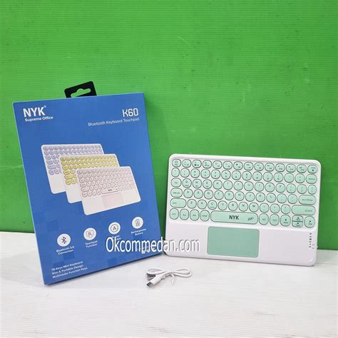 Bluetooth Keyboard Dan Touchpad Nyk K60 Ok Computer
