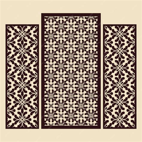 Premium Vector Cnc Floral Ornament Seamless Pattern Elegant Patterned And Monochrome Pattern