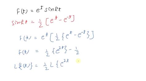 SOLVED Use Theorem 7 2 to find ℒ f t f t e t sinht