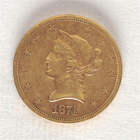 10 Dollars United States 1874 National Museum Of American History