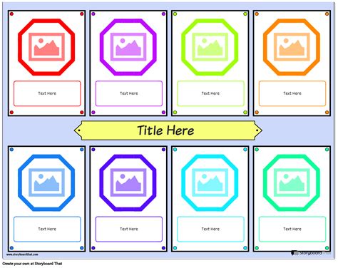 Editable Classroom Card Game Storyboard By Templates