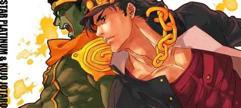 Kujo Jotaro And Star Platinum Jojo No Kimyou Na Bouken And 1 More