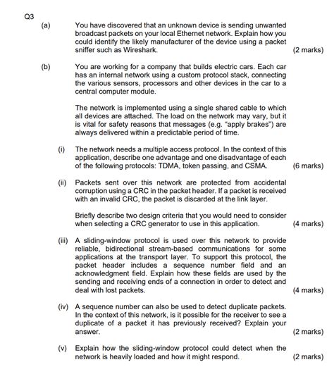 Solved A You Have Discovered That An Unknown Device Is