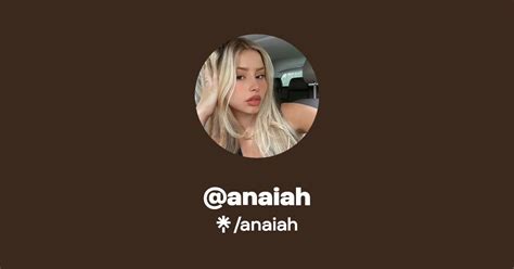 Anaiah Listen On Youtube Spotify Linktree