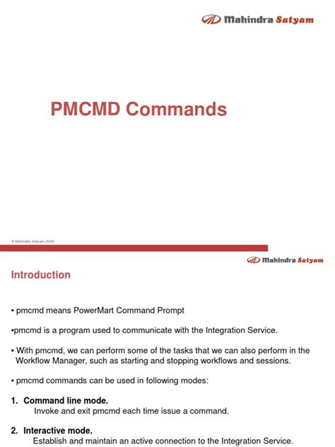 Pmcmd 1 Pdf Command Line Interface Parameter Computer Programming