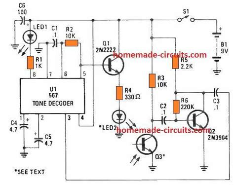proximity sensor circuit diagram