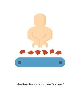 Ore Sorting Vector Icon Mining Processing Stock Vector Royalty Free 1662975667 Shutterstock