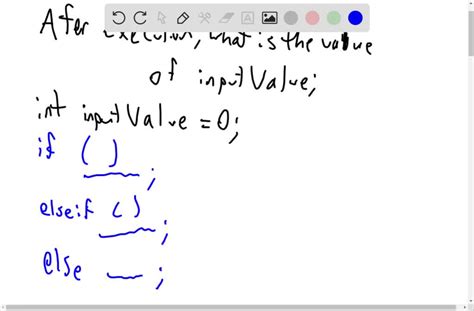 Solved After Execution Of The Following Code What Will Be The Value Of Inputvalue Int