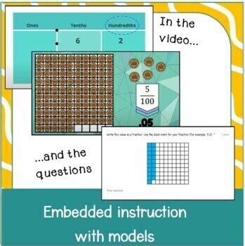 Google Forms Fraction Decimal Conversion Video Self Grading Distance Learning